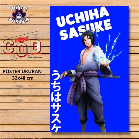 Jual Poster Sasuke Foto Sasuke Poster Anime Naruto Hiasan Dinding