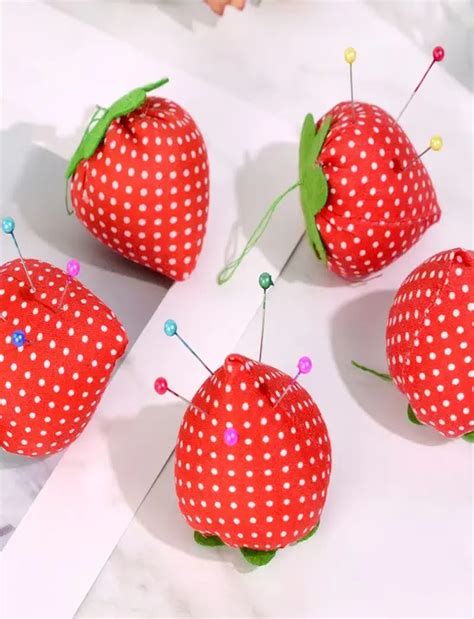 Hand Sewing Strawberry Pincushion The French Kat Atelier