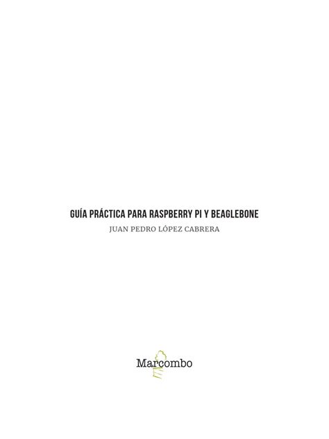 Microcontroladores Empieza A Leer Guia Practica Para Raspberry Pi Y Beaglebone Pdf Linux