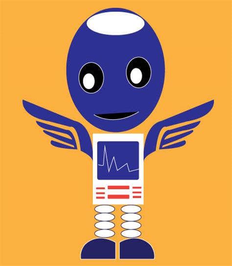 Entry 37 By Lutfa1375 For Design A Circle Robot Character With Wings