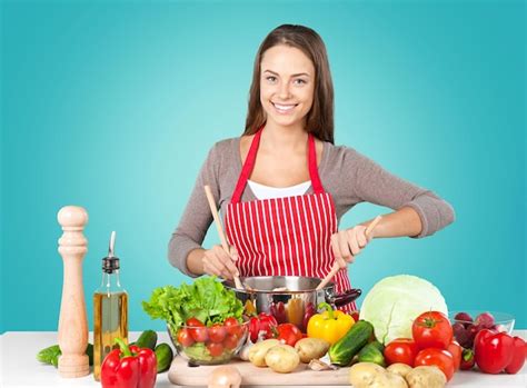 Premium Photo Preparing Fresh Vegetable Salad