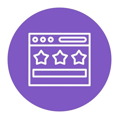 Premium Vector Page Rating Vector Illustration