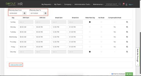 Schedule Date Tagging How To Add A Multiple Shift Schedule Sprout Solutions