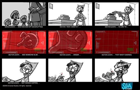 Living Lines Library Despicable Me 2010 Storyboards