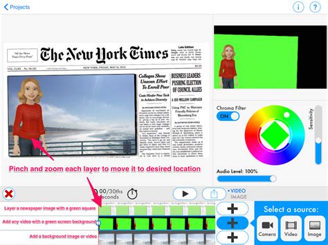 Great Harry Potter Style Moving Newspapers Using Doink Greenscreens