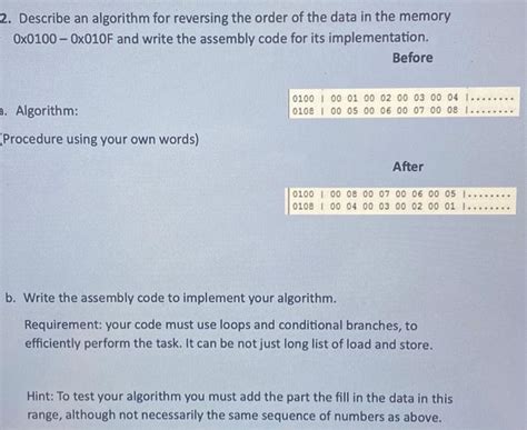 2 Describe An Algorithm For Reversing The Order Of