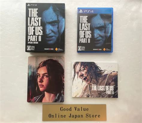THE LAST OF US PART II Special Edition PS4 Game And Steel Book And Art