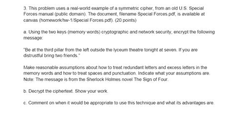 Solved 3 This Problem Uses A Real World Example Of A