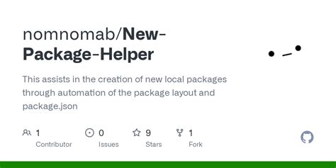 Github Nomnomab New Package Helper This Assists In The Creation Of New Local Packages Through