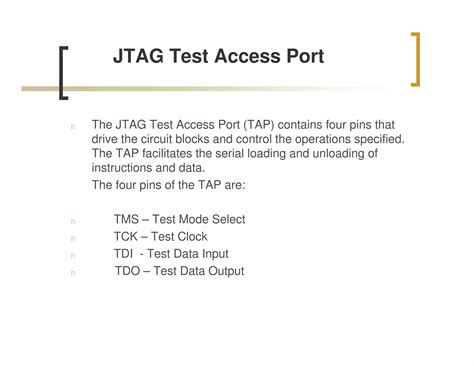 Jtag Presentation Pdf