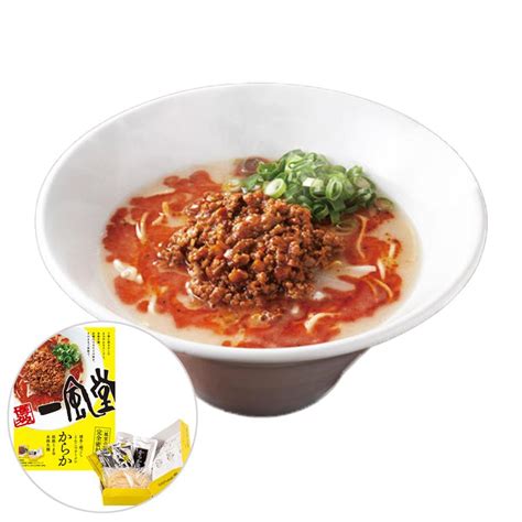 一風堂 からか箱 1食×6箱 送料無料 らーめん 博多絹ごし 豚骨ラーメン 豆板醤 甜麺 辣油 6441tandkshop 通販