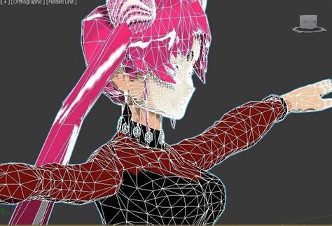 3d Model Black Lady Sailor Moon Vr Ar Low Poly 3d Model Vr Ar