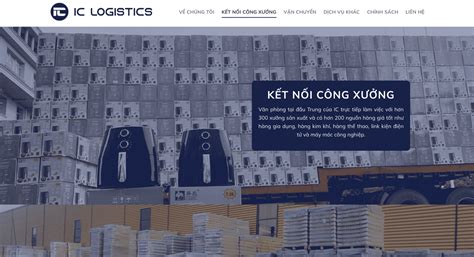 Mẫu Website công ty vận chuyển Logistic Công ty dịch vụ thiết kế web thiết kế App uy tín
