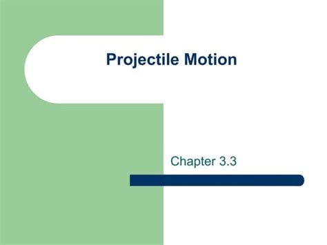 projectile motion horizontal and vertical pptx