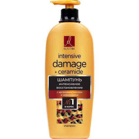 Корейский шампунь для волос ELASTINE Moroccan Argan oil, с аргановым ...