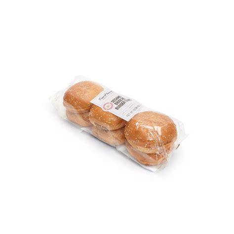 Sesame Brioche Burger Buns Euroclassic