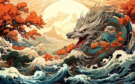 Hokusai Dragon Tattoo