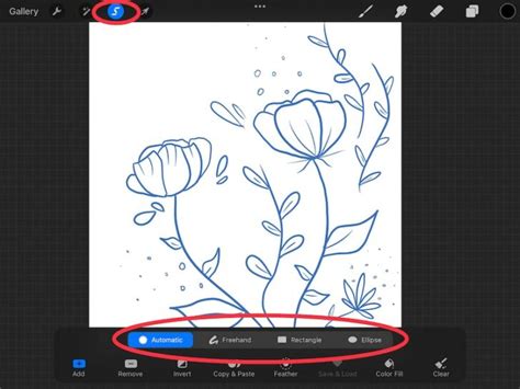 how to select one thing in procreate adventures with art