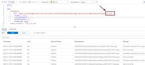 Azure Data Factory Copy Activity Logs David Alzamendi