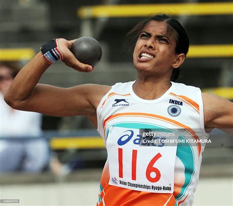 Indias Sushmita Singha Roy Puts The Shot During The Womens News Photo Getty Images