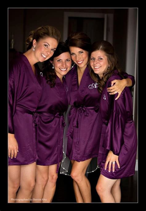 Bridesmaid Robes Dark Purple Bridesmaid Robe Purple Bridesmaid