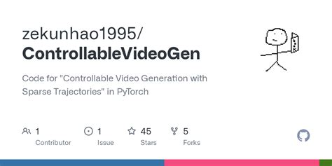 Github Zekunhao1995controllablevideogen Code For Controllable Video Generation With Sparse