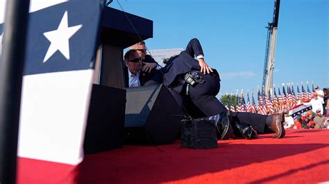 Trump Says He Was Shot With A Bullet In Assassination Attempt At