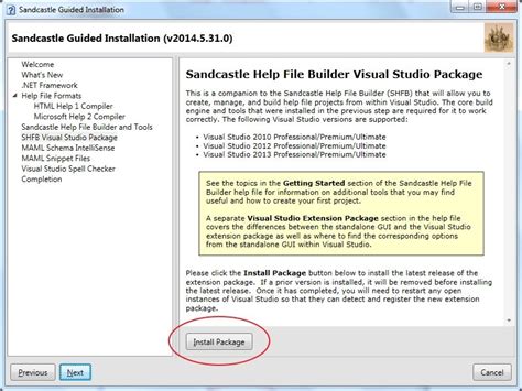 sandcastle help file builder revista programar
