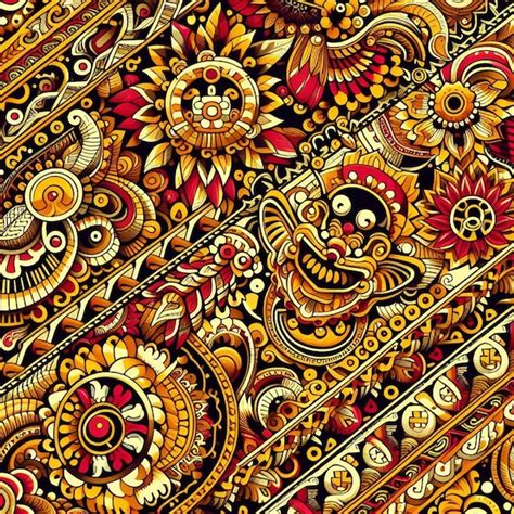 Mayan Patterns Premium Ai Generated Vector
