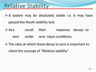 Transfer Function Concepts Of Stability Critical Absolute Relative Poles Zeros Stability