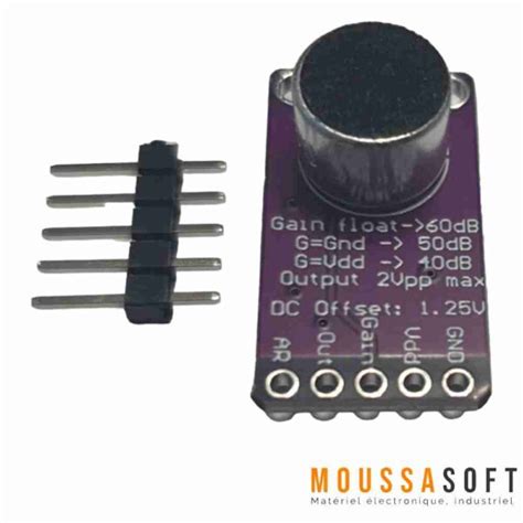 Comment Utiliser Max9814 Module De Microphone Avec Arduino Moussasoft