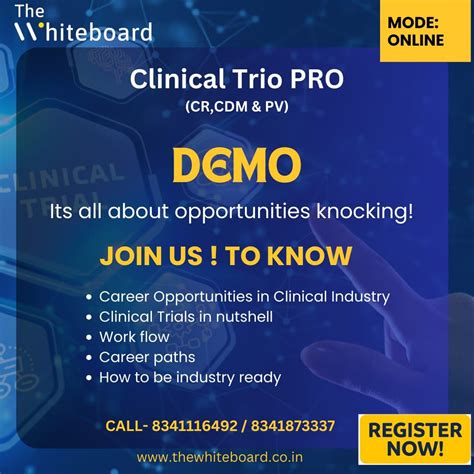 priyanshi p on linkedin we are conducting a free demo on clinical trio
