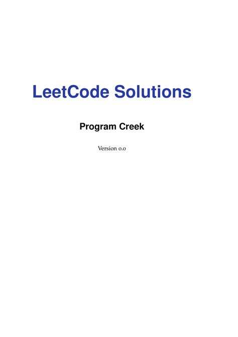 Leetcode Solutions Java Computer Applications Sbmjc Studocu