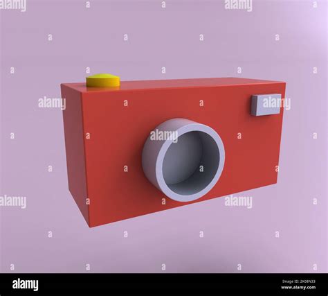 3d Icon Of Photo Camera The Concept Of A Camera Symbol 3d Rendering