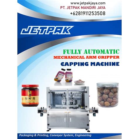 Jual Fully Automatic Mechanical Arm Gripper Capping Machine Oleh PT