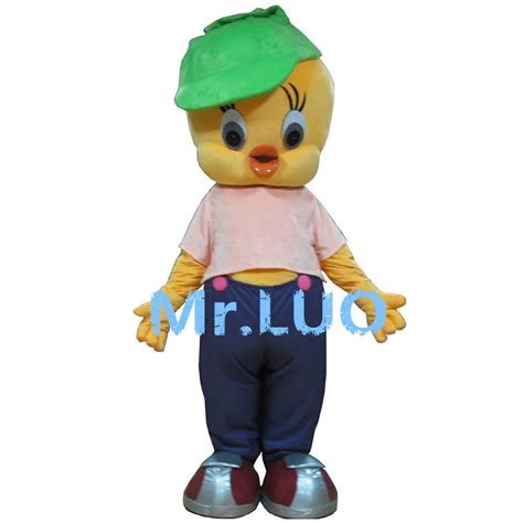Newest Lovely Tweety Bird Mascot Costume Cartoon Costumes With Free