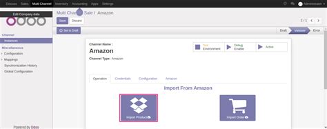 Amazon Odoo Bridge WebKul