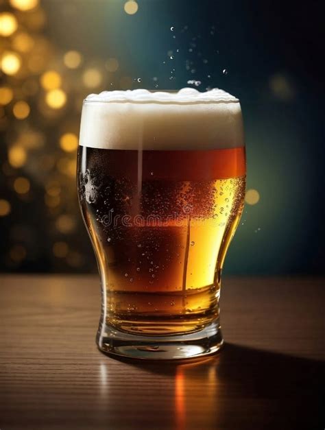 A Beer With Foam Stock Illustration Illustration Of Foamy 294332914