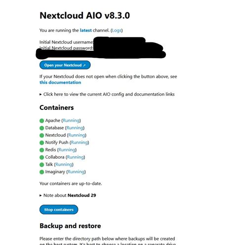 How To Removefresh Install Broken Nextcloud Aio Setup On Synology Nas