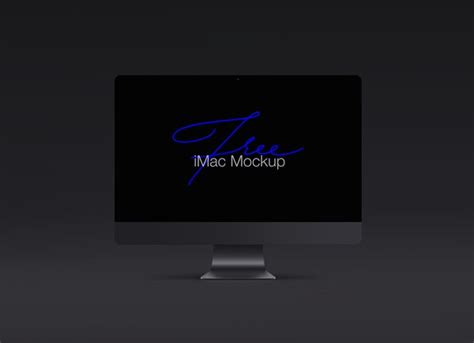 Black Apple Imac Pro Mockup Template Free Psd Templates