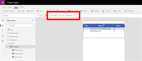 First Firstn Last And Lastn První A Poslední Hodnoty V Powerapps