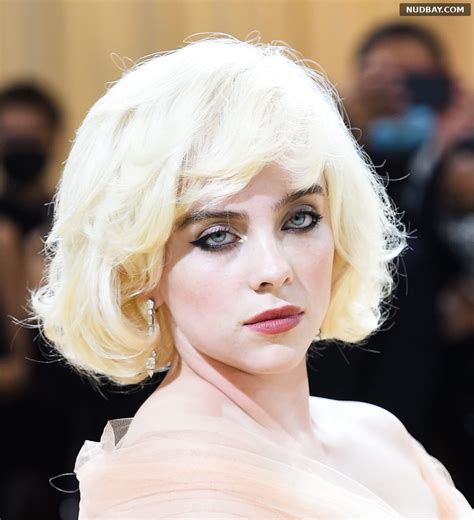 Billie Eilish Face At Met Gala Celebrating In America Sep 13 2021 Nudbay