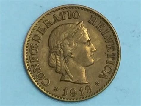 10 Rappen 1919 Messing VZ Kaufen Auf Ricardo