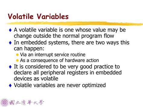 Ppt Cs4101 嵌入式系統概論 Embedded C Programming Powerpoint Presentation Id3330139