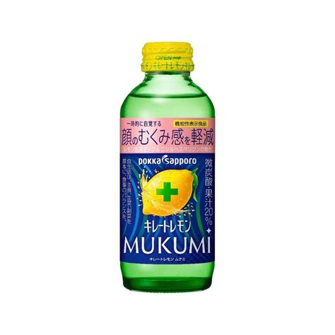 ポッカサッポロ キレートレモンmukumi 155ml×24本 機能性表示食品 20230530194910 00518 満天堂