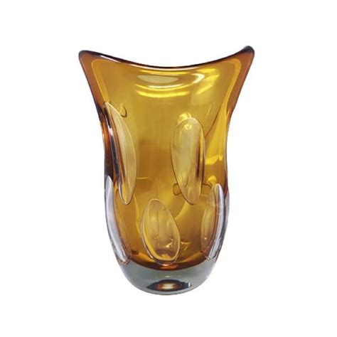 Vaso Vintage In Vetro Di Murano Oro Anni 70 Ca Dei Vetrai Deesup