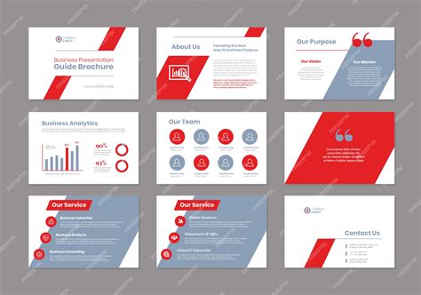 Business Presentation Guide Design Powerpoint Vorlage