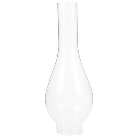 Nuolux Oil Lamp Glass Lamp Shade Clear Kerosene Lamp Chimney Kerosene