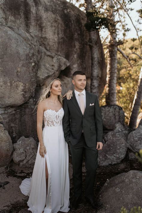 Hannah And Ryans Intimate Beach Wedding Elopement