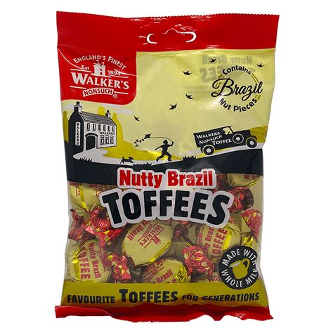 Walkers Nonsuch Nutty Brazil Toffees Uks Finest Toffee — British Bundles